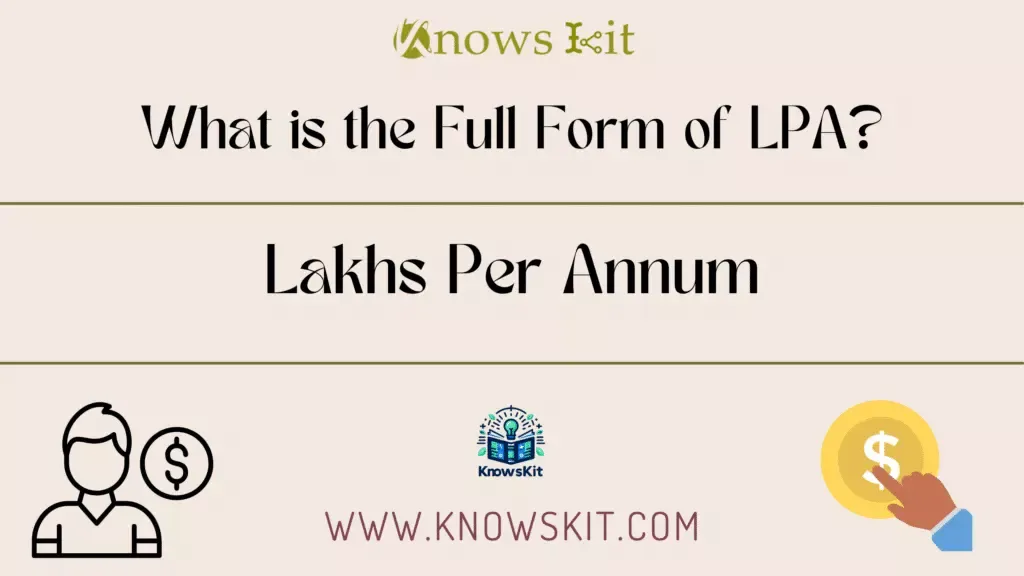What Is The Full Form Of LPA