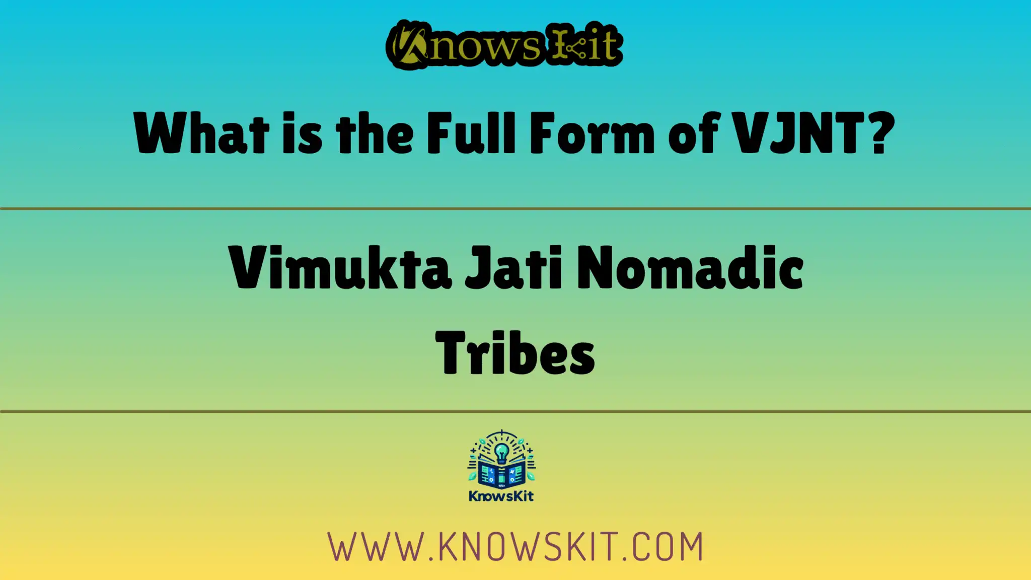 What Is The Full Form Of VJNT
